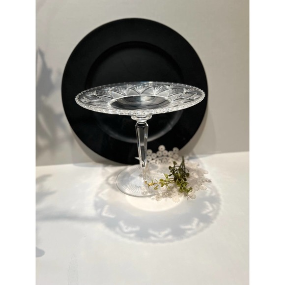 Accents | Vintage Cut Glass Compote Candy Dish Sauce Dish | Poshmark